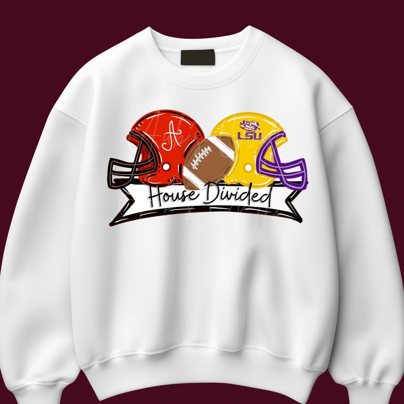 House Divided Football PNG SVG: Sports Design (digital) - Etsy