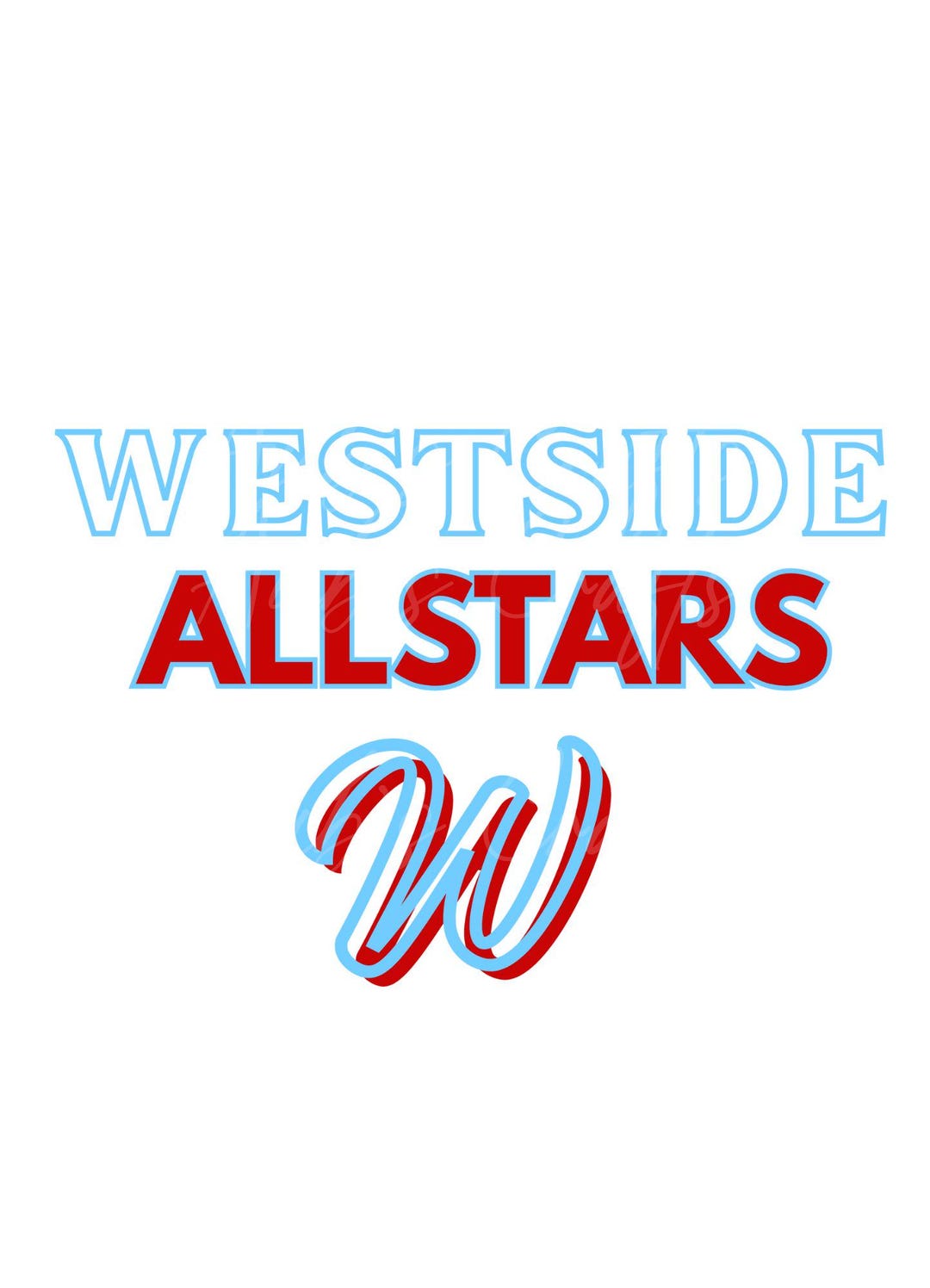 Westside Png, Allstars PNG, Westside All Stars Svg, Baseball Png ...