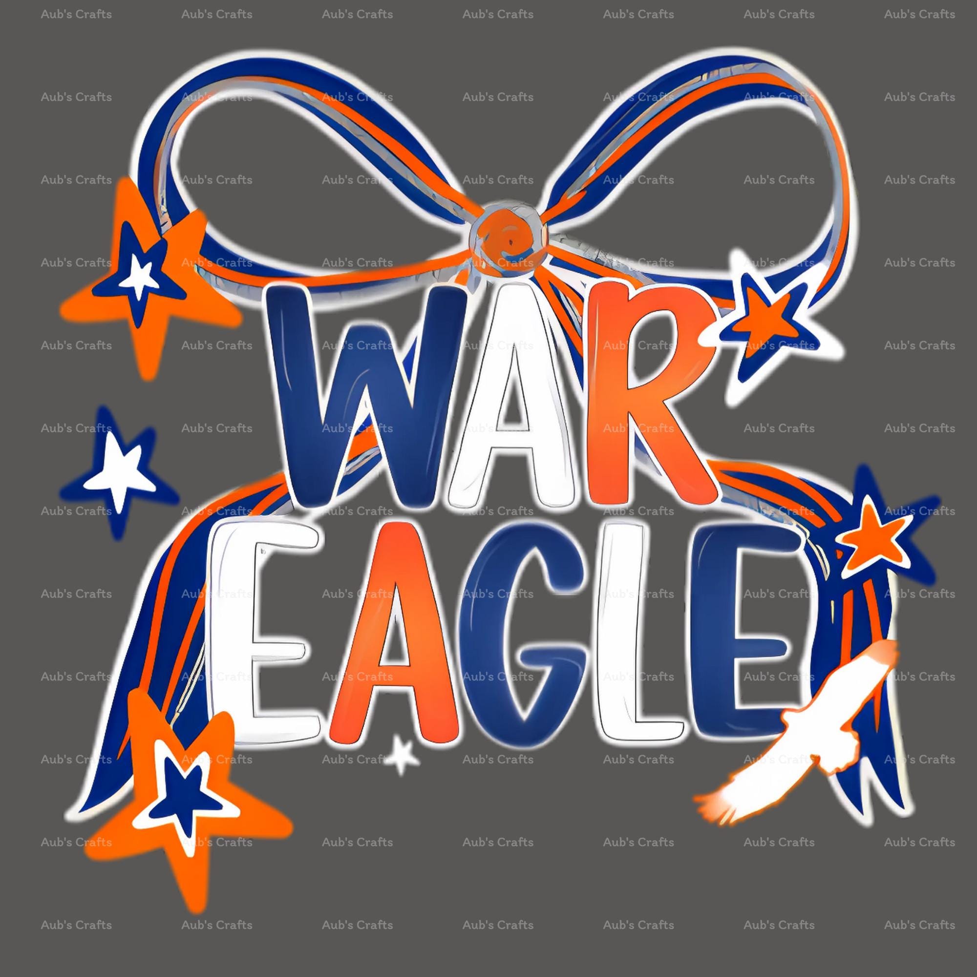 Auburn Digital PNG, Preppy Auburn , Spirit Auburn PNG, War Eagle Png ...