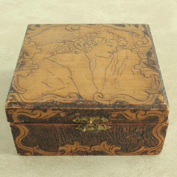 Pyrography Box - Etsy