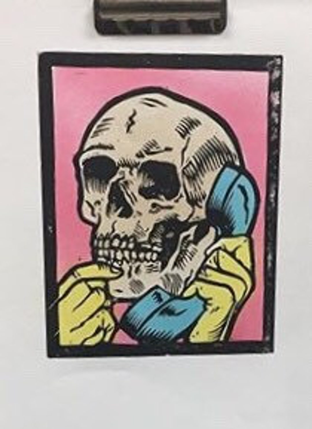 Then Who Was Phone Signed Block Print Lpotl Last Podcast on the Left - Etsy