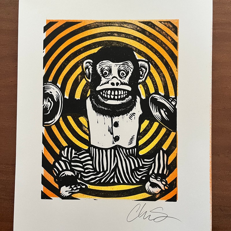 Jouet singe cymbale - Etsy France