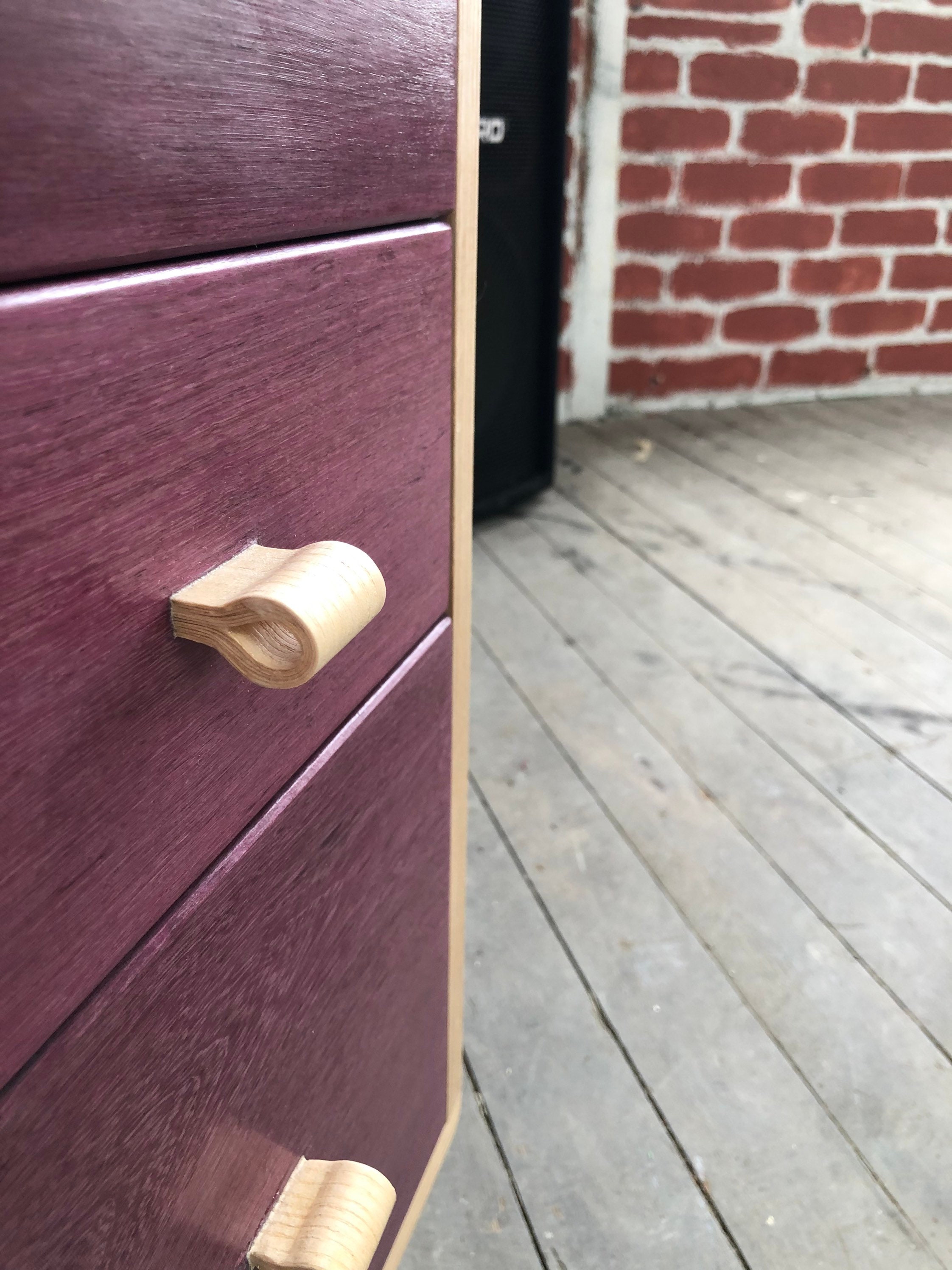 Ash and Purpleheart Drawer Set Handcrafted Dovetails - Etsy