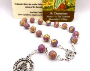 St. Dymphna Holy Card - Etsy