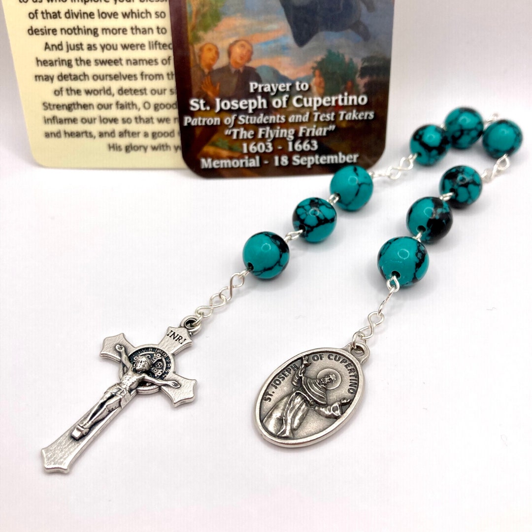 St. Joseph of Cupertino W/ Laminated Holy Card & Instructions (patron ...