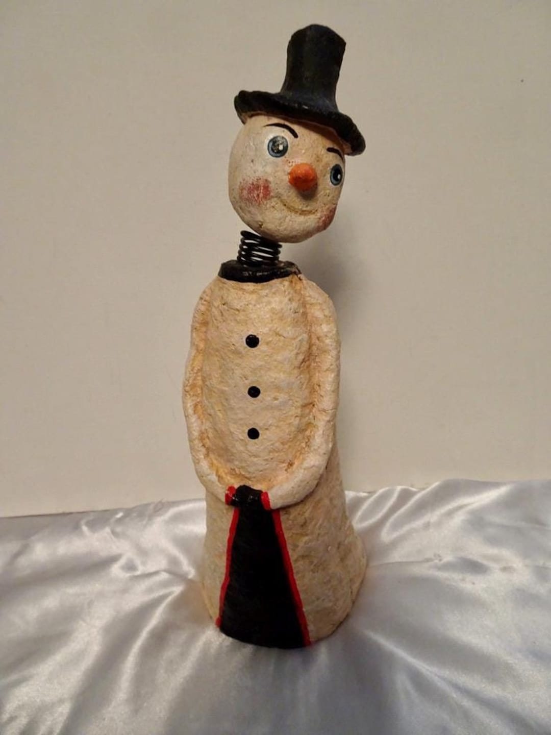 A Set of Adorable Sculptures Snowman and Elf by Minnie? Wilson 11" and ...