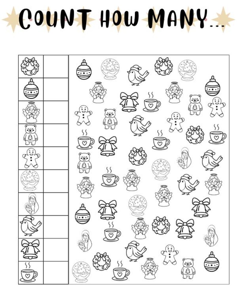 Christian Christmas Printable Pack for Kids | 20 Pages | Nativity ...