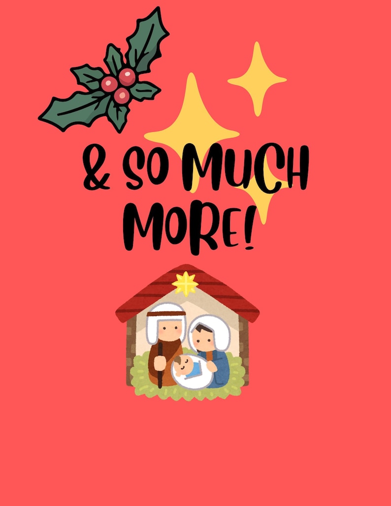 Christian Christmas Printable Pack for Kids | 20 Pages | Nativity ...
