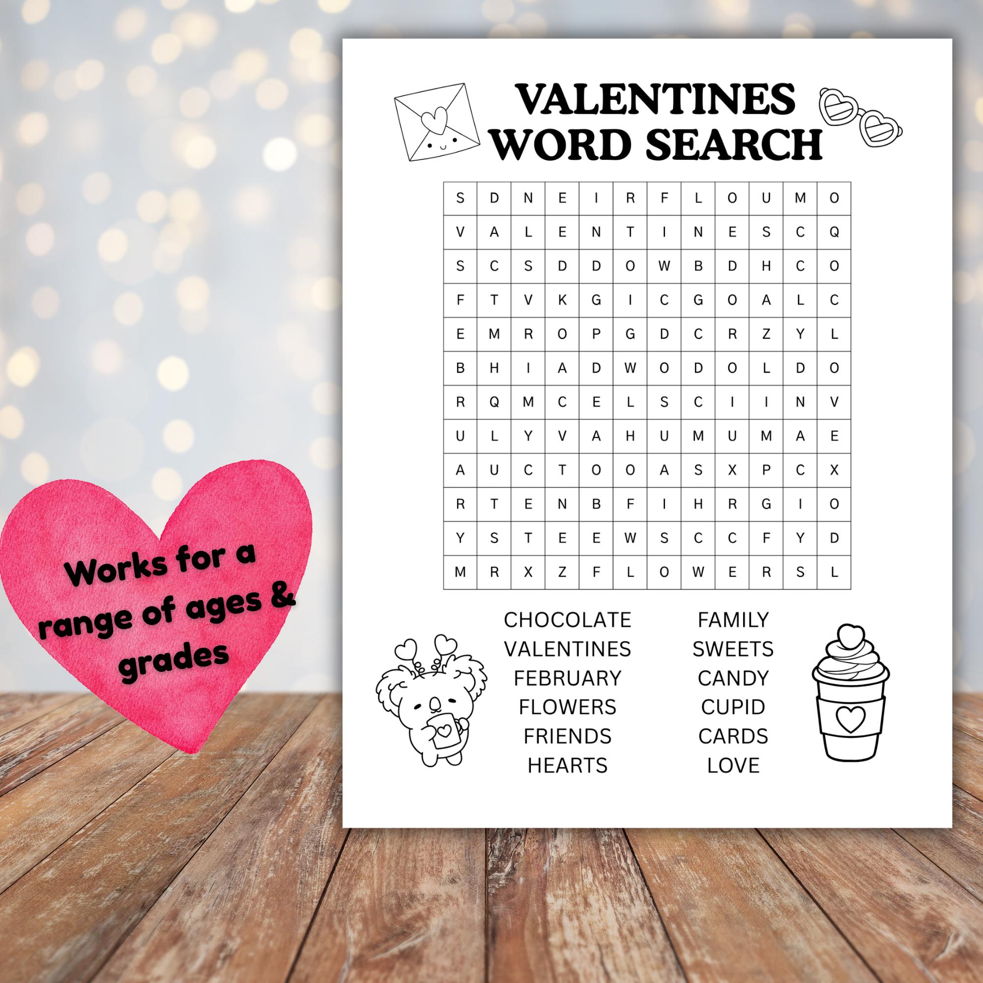 Valentine's Day Worksheets and Activities for Elementary Kids ...