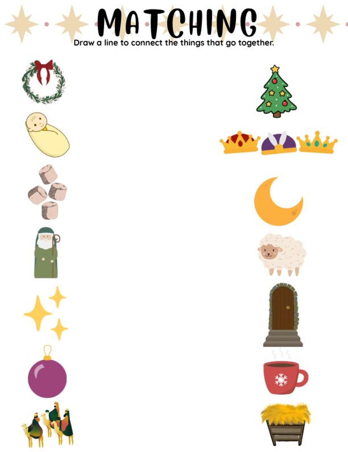 Christian Christmas Printable Pack for Kids | 20 Pages | Nativity ...