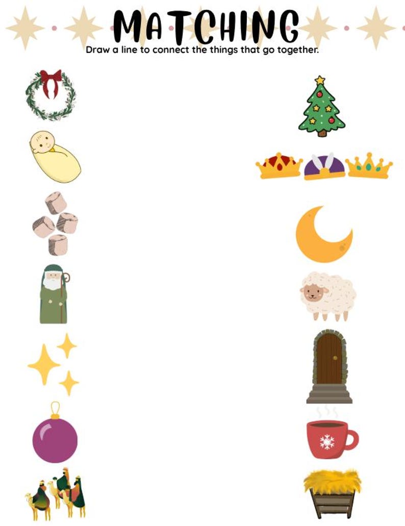 Christian Christmas Printable Pack for Kids | 20 Pages | Nativity ...
