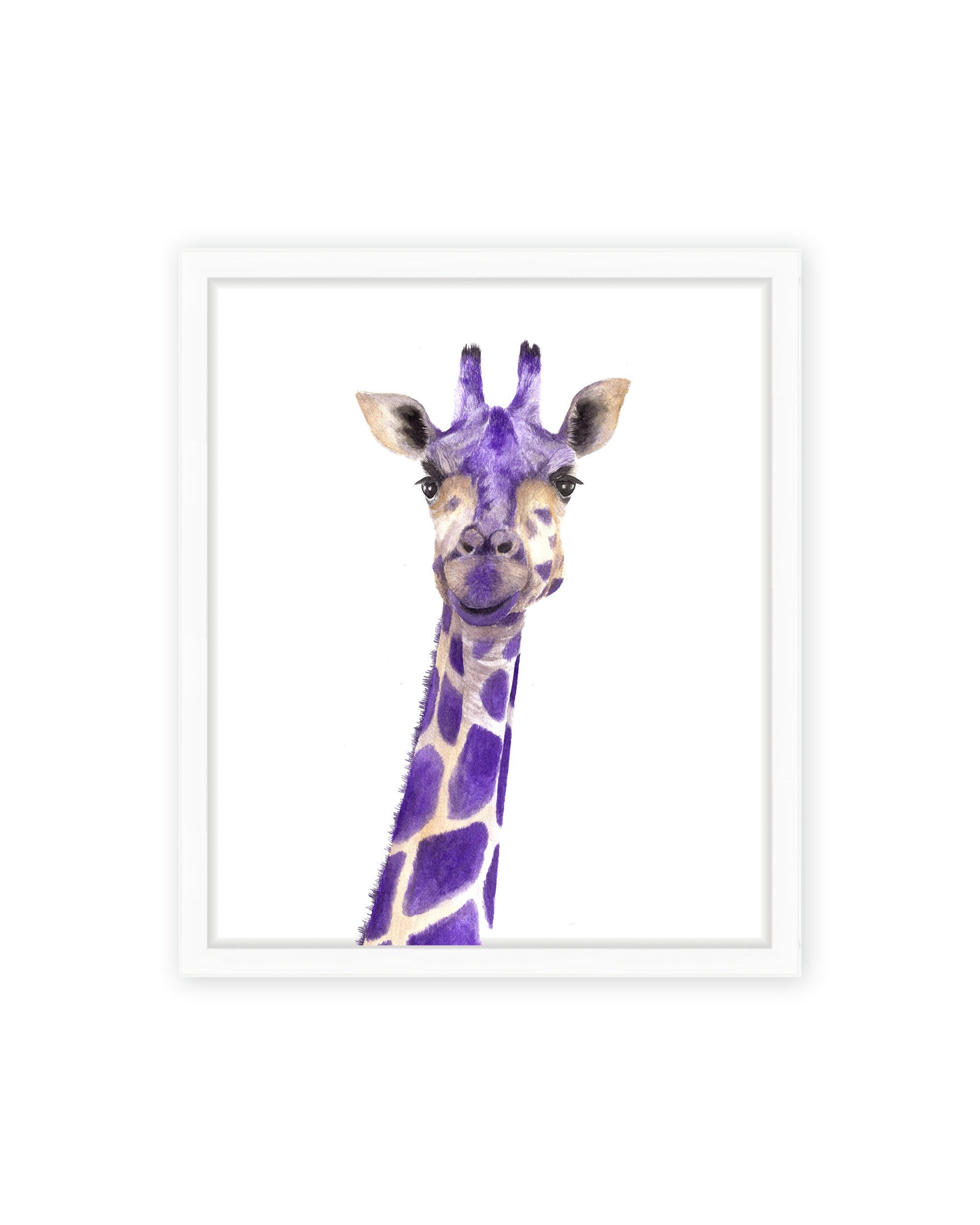 Light Purple Giraffe Print