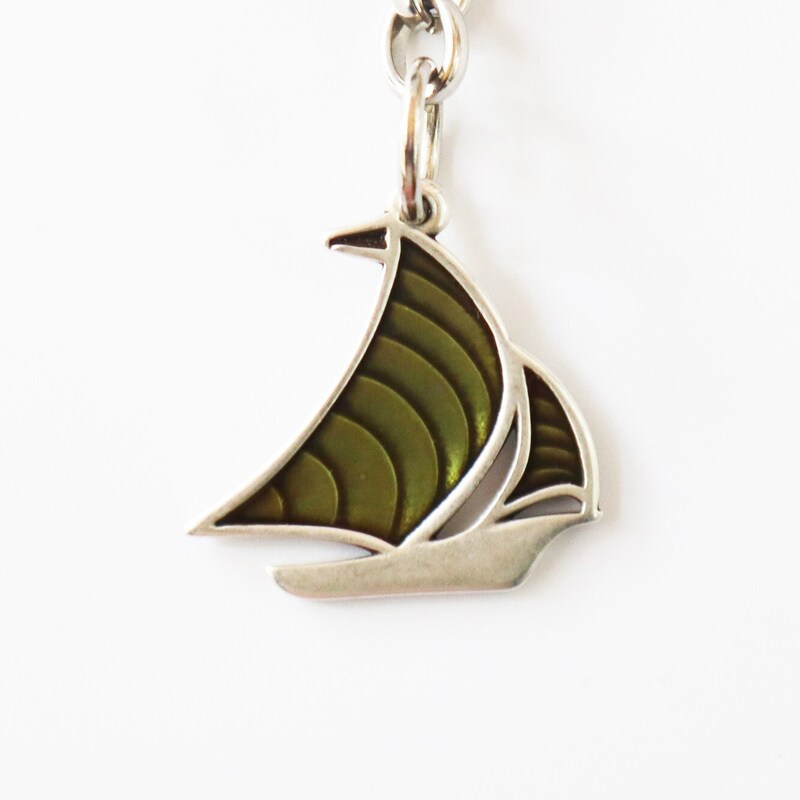 Boat Keychain - Etsy