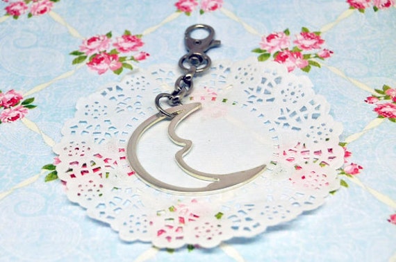 Moon Keychaincouple Keychainsilver Moon Keychainlarge White - Etsy
