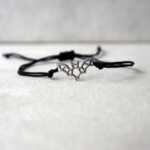 Bat Bracelet ,friendship Adjustable Dainty Bracelet ,halloween Gift ...
