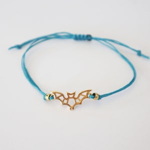 Bat Bracelet ,friendship Adjustable Dainty Bracelet ,halloween Gift ...