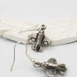 Airplane Earrings,aircraft Propeller Earrings,travel Earrings ...