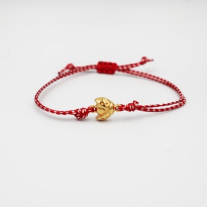 Ladybug Charm Bracelet,friendship Bracelet,macrame Adjustable Bracelet ...