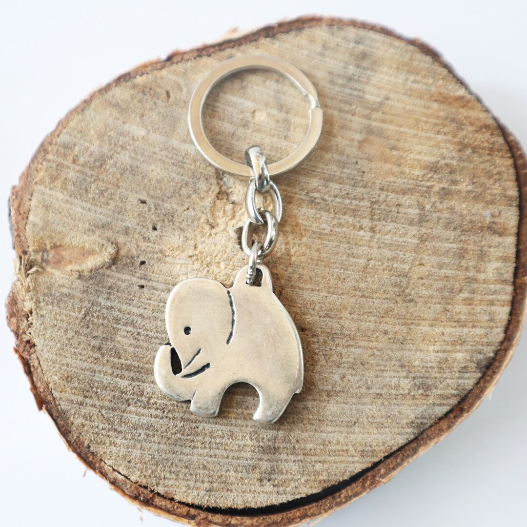 Mammoth Keychain, Silver Woolly Mammoth, Keychain for Boyfriend - Etsy