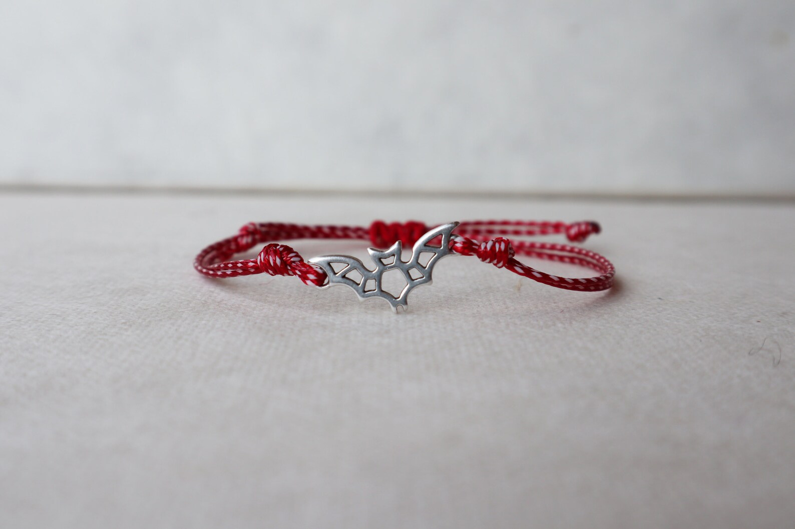 Bat Bracelet ,friendship Adjustable Dainty Bracelet ,halloween Gift ...