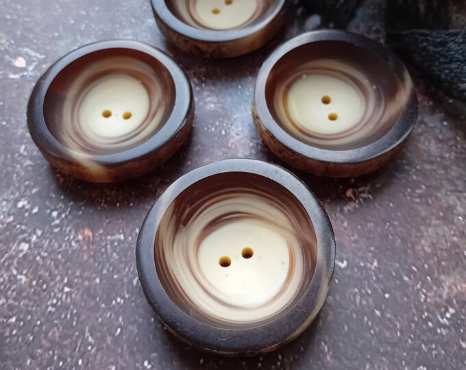 Horn Vintage Couture Buttons Sewing Coat Unique French Buttons Perfect ...