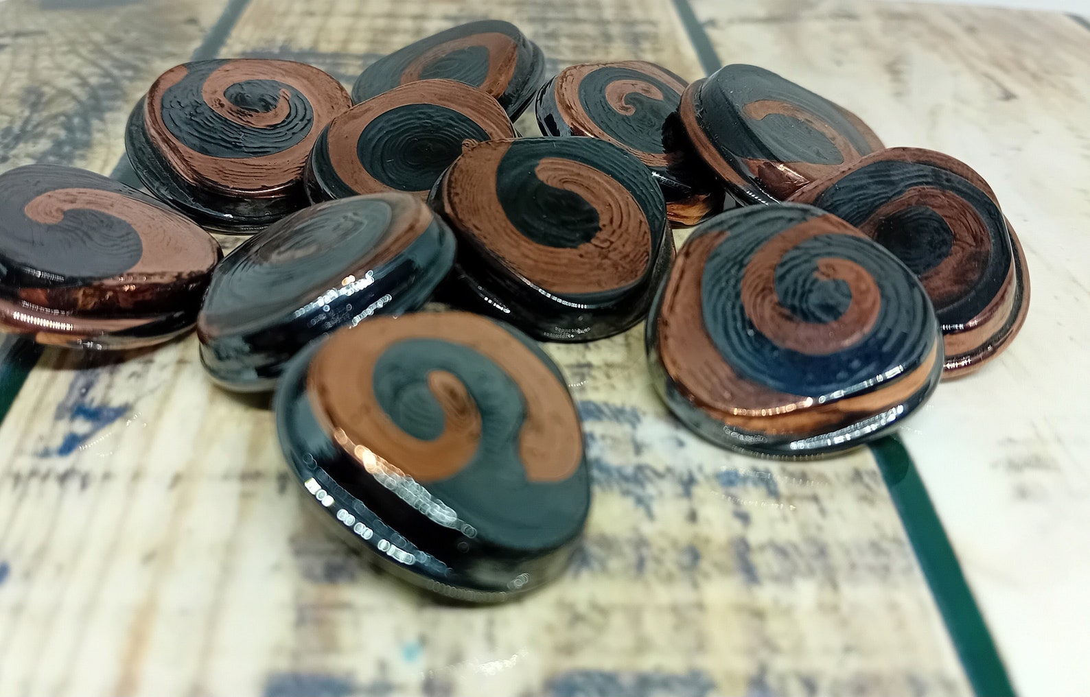 Black Glass Vintage Buttons French Sewing Couture Buttons Perfect for ...