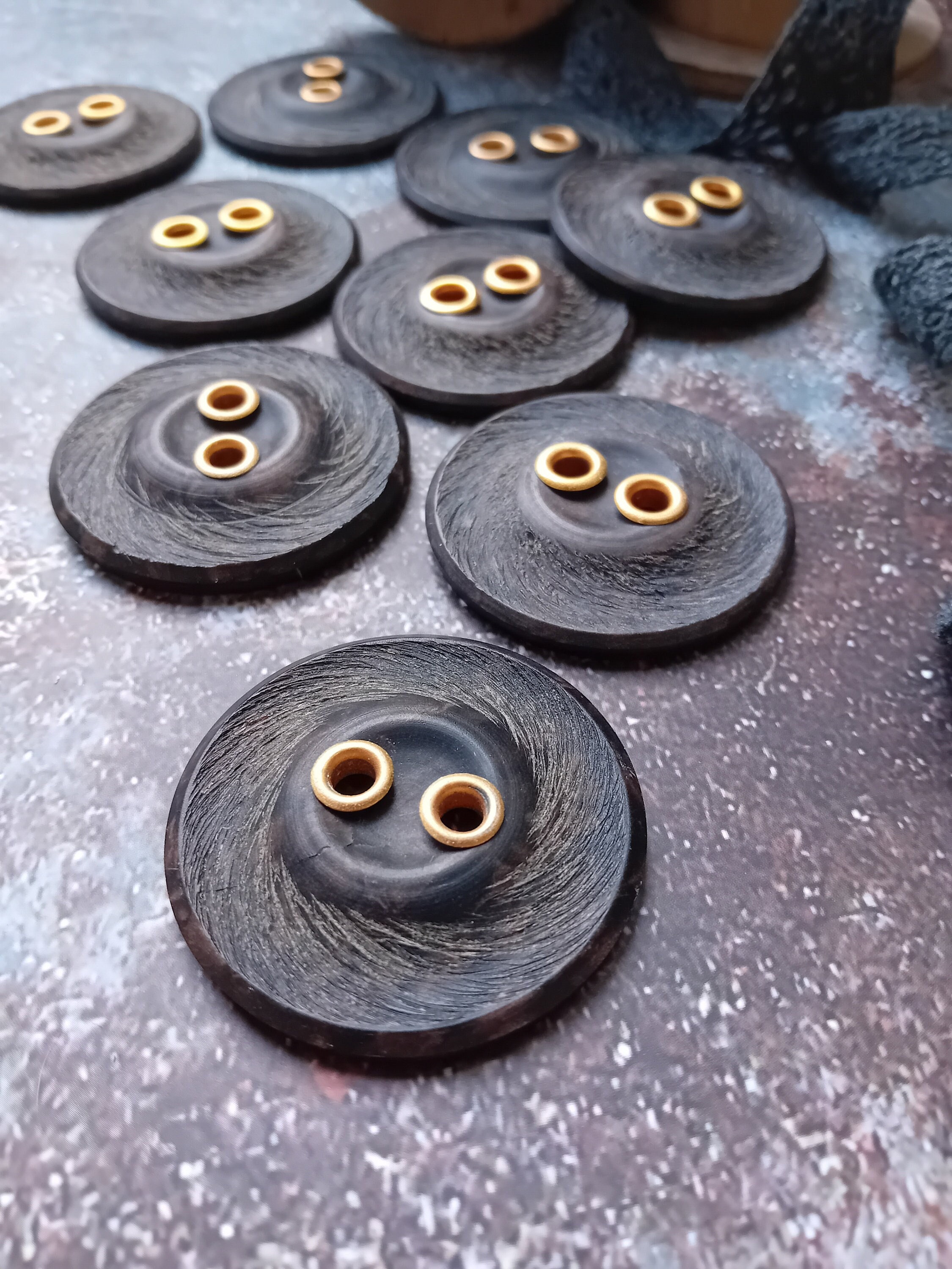 French Unique Vintage Buttons Unusual Couture Sewing Buttons Perfect ...