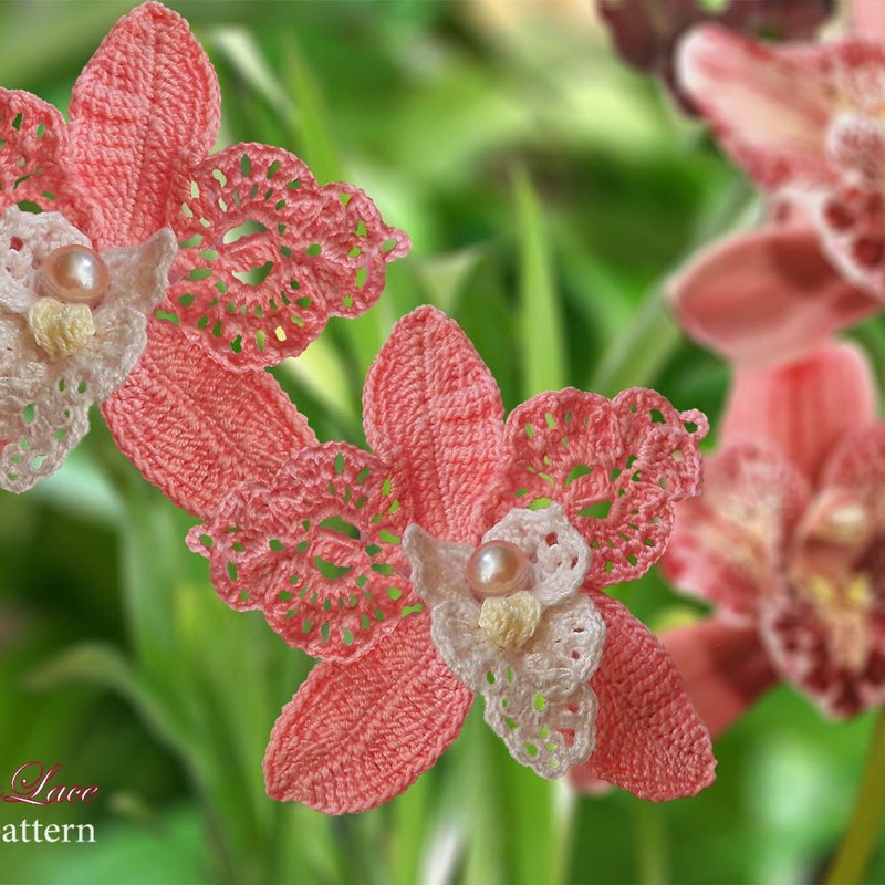 Knitting Orchid Pattern - Etsy