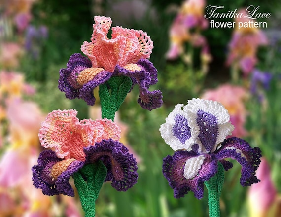 Iris Crochet Pattern Designs By Diligence: Iris Crochet Edging