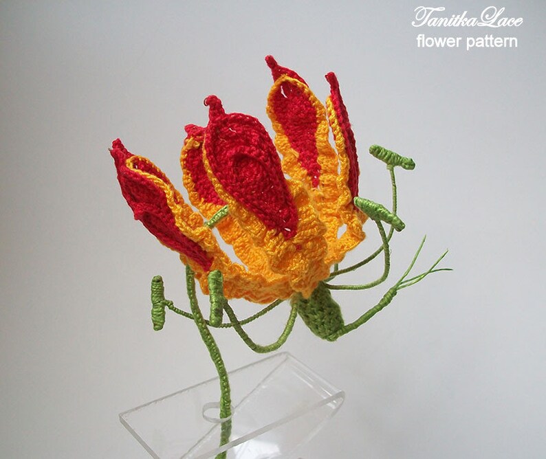 E-book Crochet Patterns Garden Flowers & Orchids Pack 4in1. - Etsy
