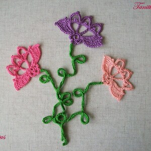 E-book Crochet Patterns Flower Collection. 4 Patterns Pack for - Etsy