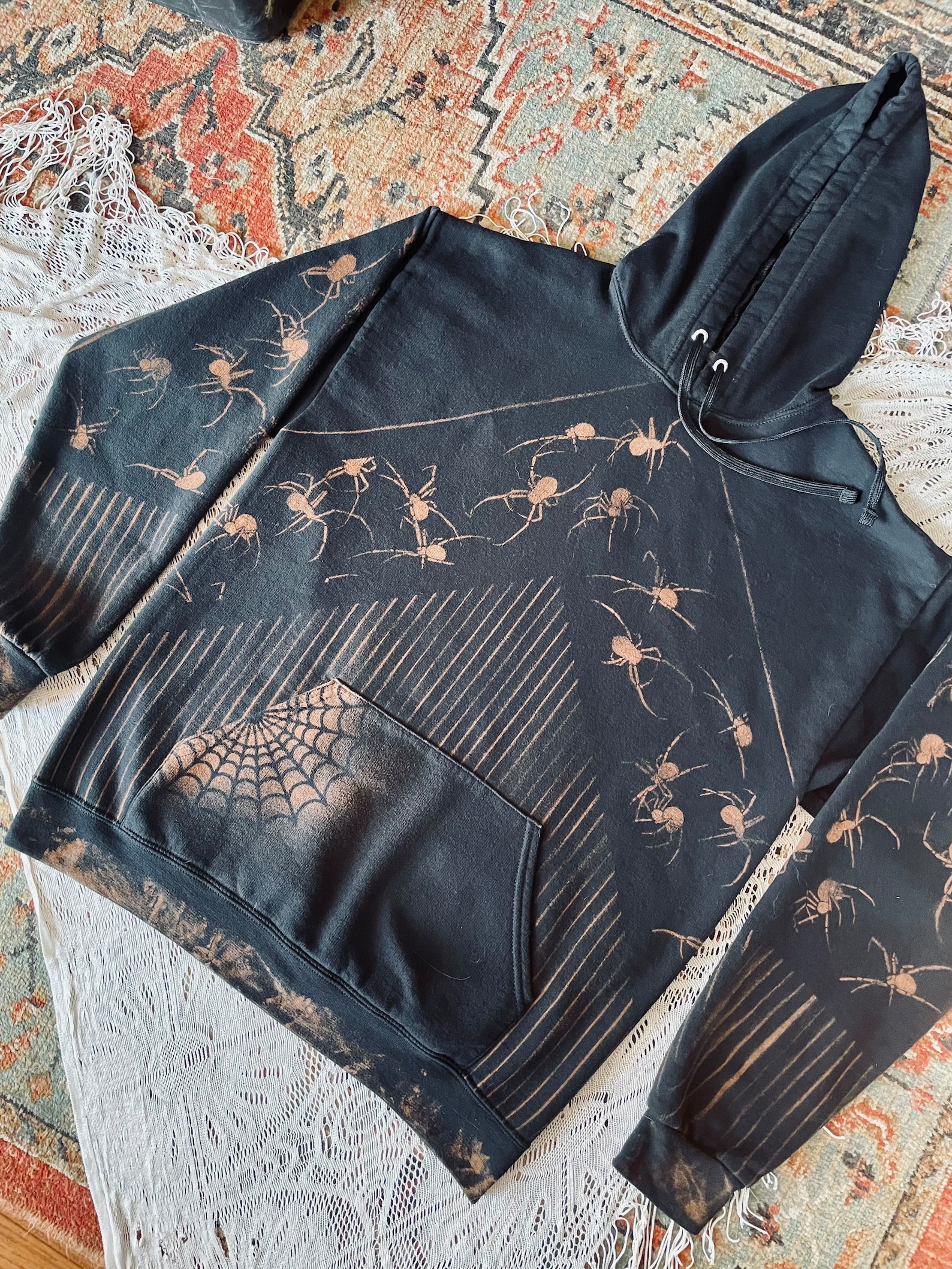 Spider Hoodie - Etsy