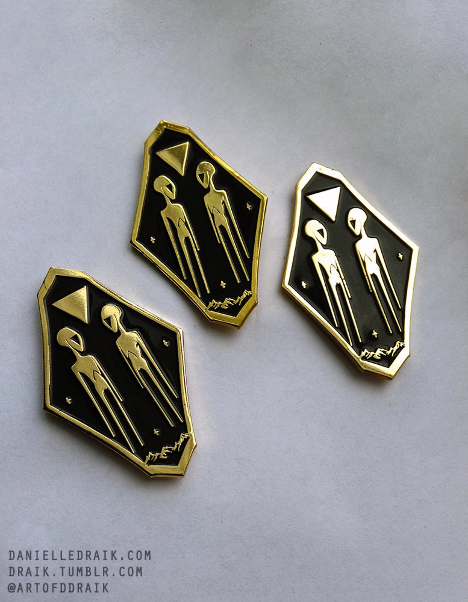 Hard Enamel Pin Nighttime Ascension 2.25 Inches Original - Etsy