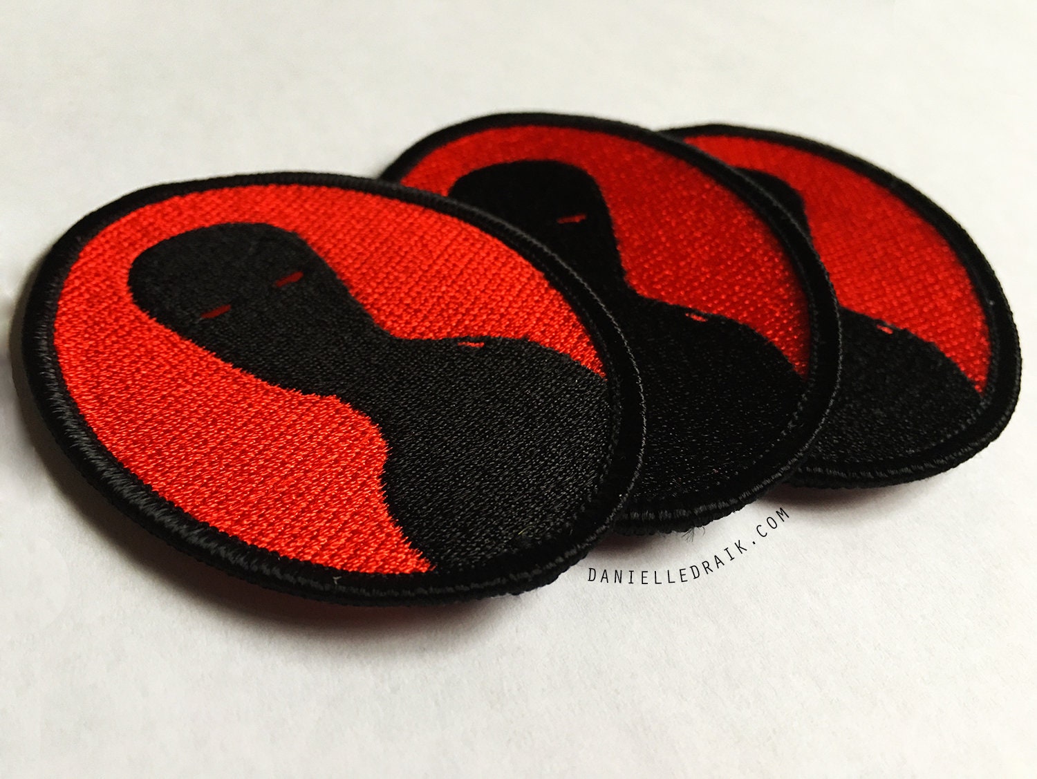 Embroidered Patch Shadow Person/hypnopomp - Etsy