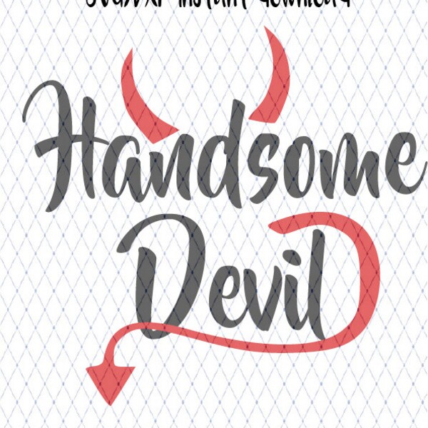 Halloween Devil Svg - Etsy
