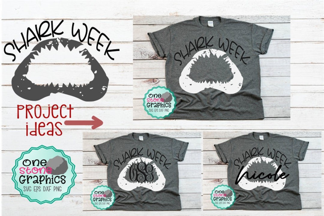 Shark Week Svg,shark,shark Monogram,monogram,monogram Svg,shark ...