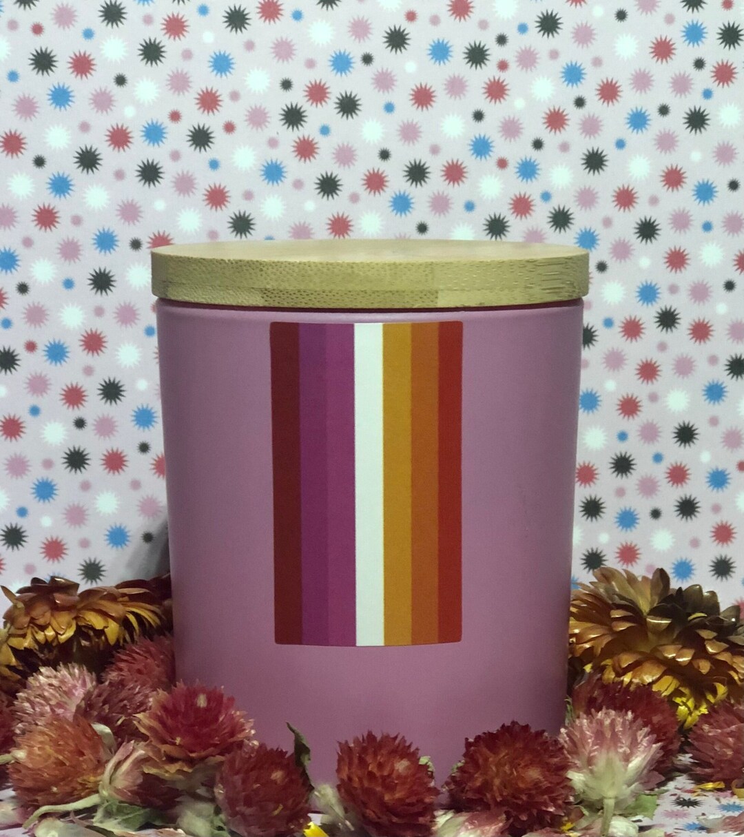 Lgbtqia2s Candle Wax Play Candle lesbian Flag Candle Skin Safe Candle ...