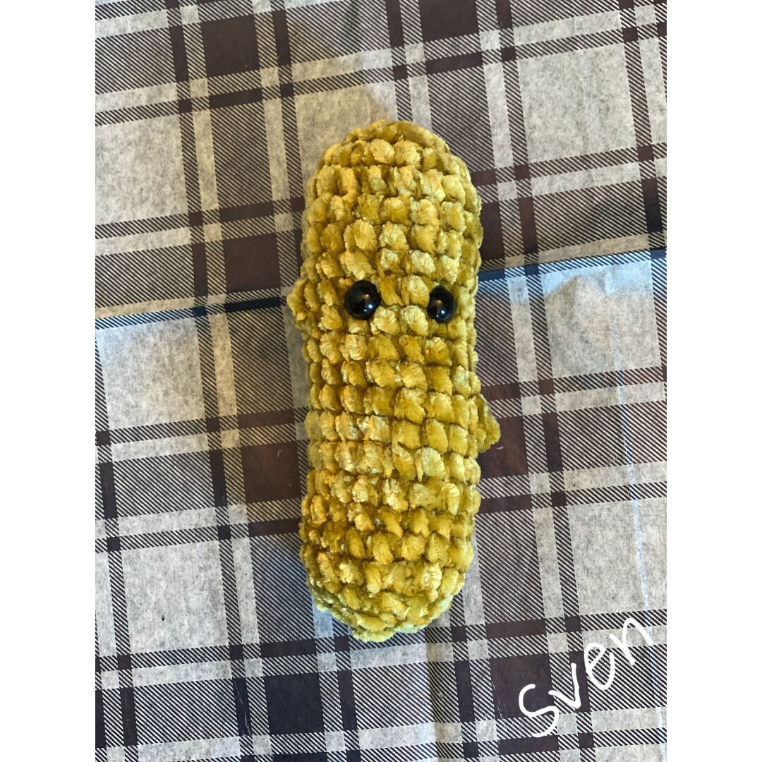 A Peck of Pickle Army Stuffie Amigurumi Food - Etsy