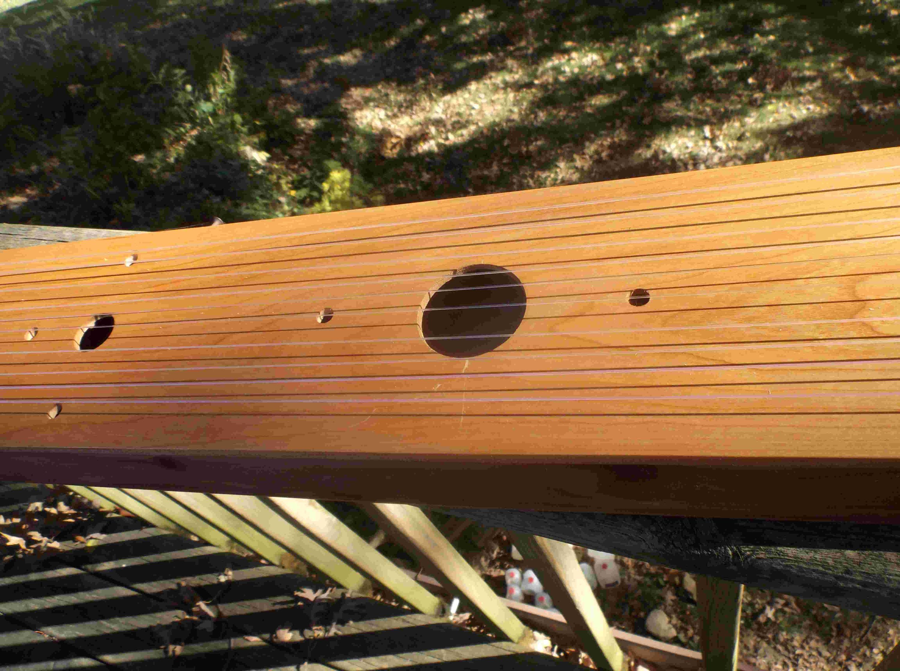 Window Harp Wide Model 30 Inch 10 Strings American Wild Cherry With ...