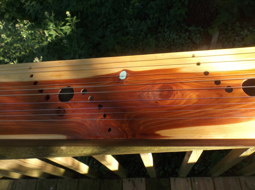 Aeolian Wind Harp Aromatic Cedar Top Black Walnut Sides Flamed ...
