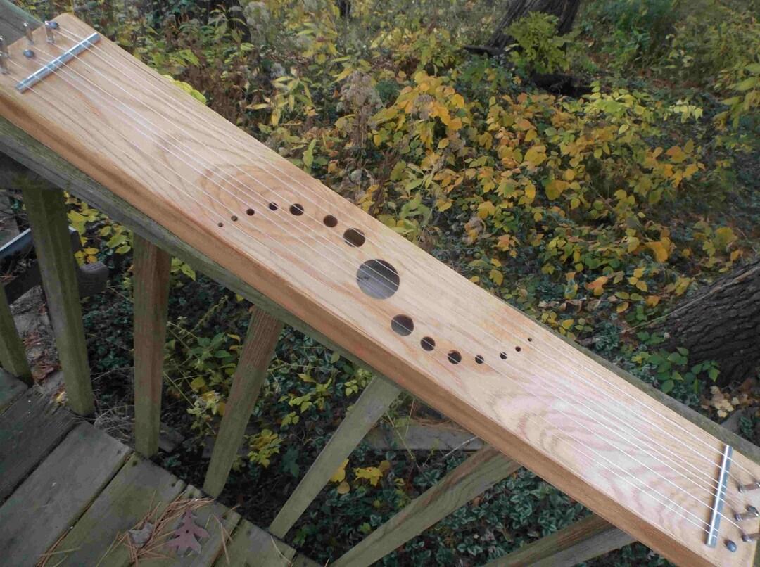 Aeolian Window Harp Using Classic American Hickory Wood Nice Swirls of ...