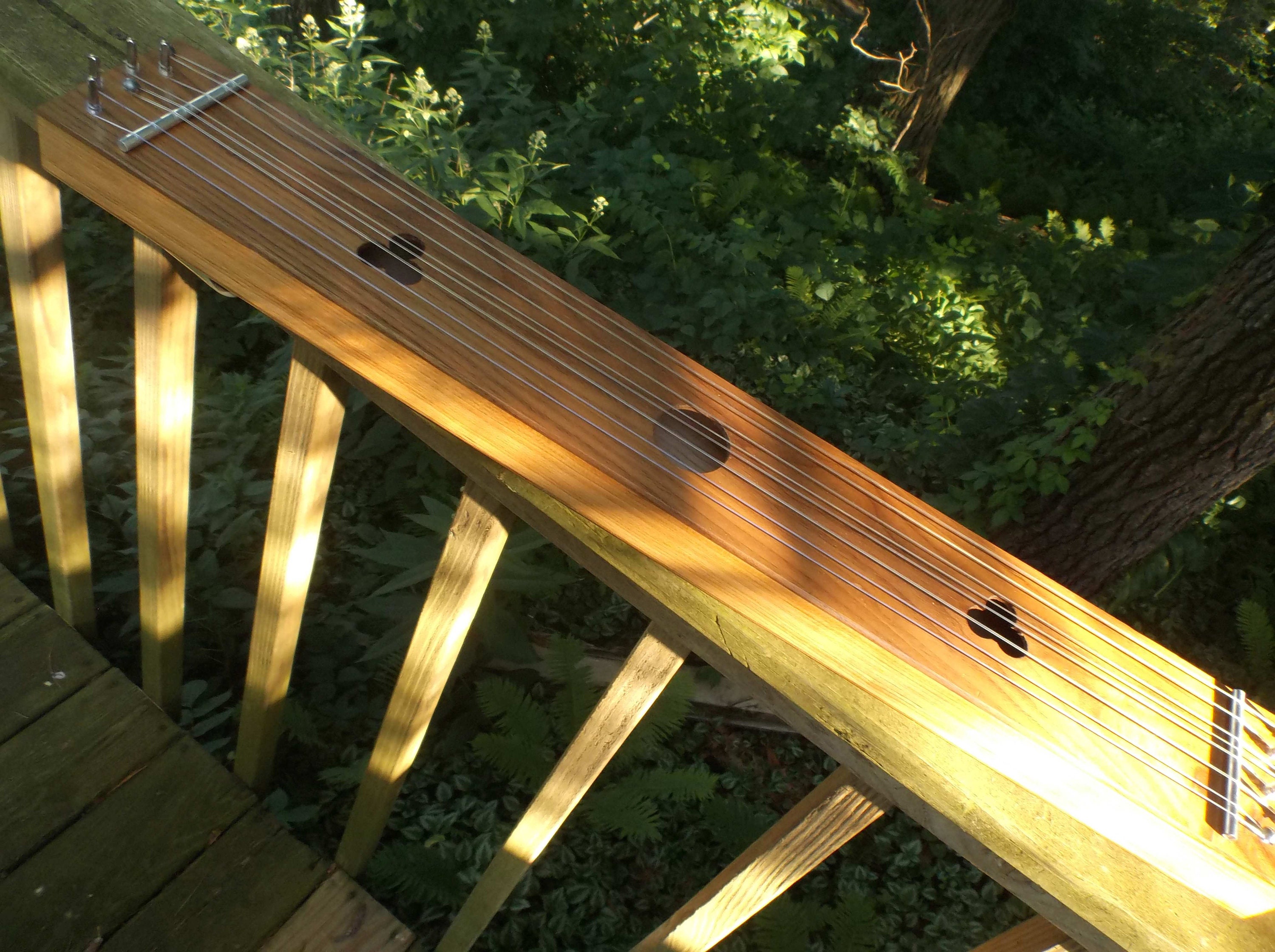 Aeolian Harp Rich American Black Walnut Surrounded With American Wild ...
