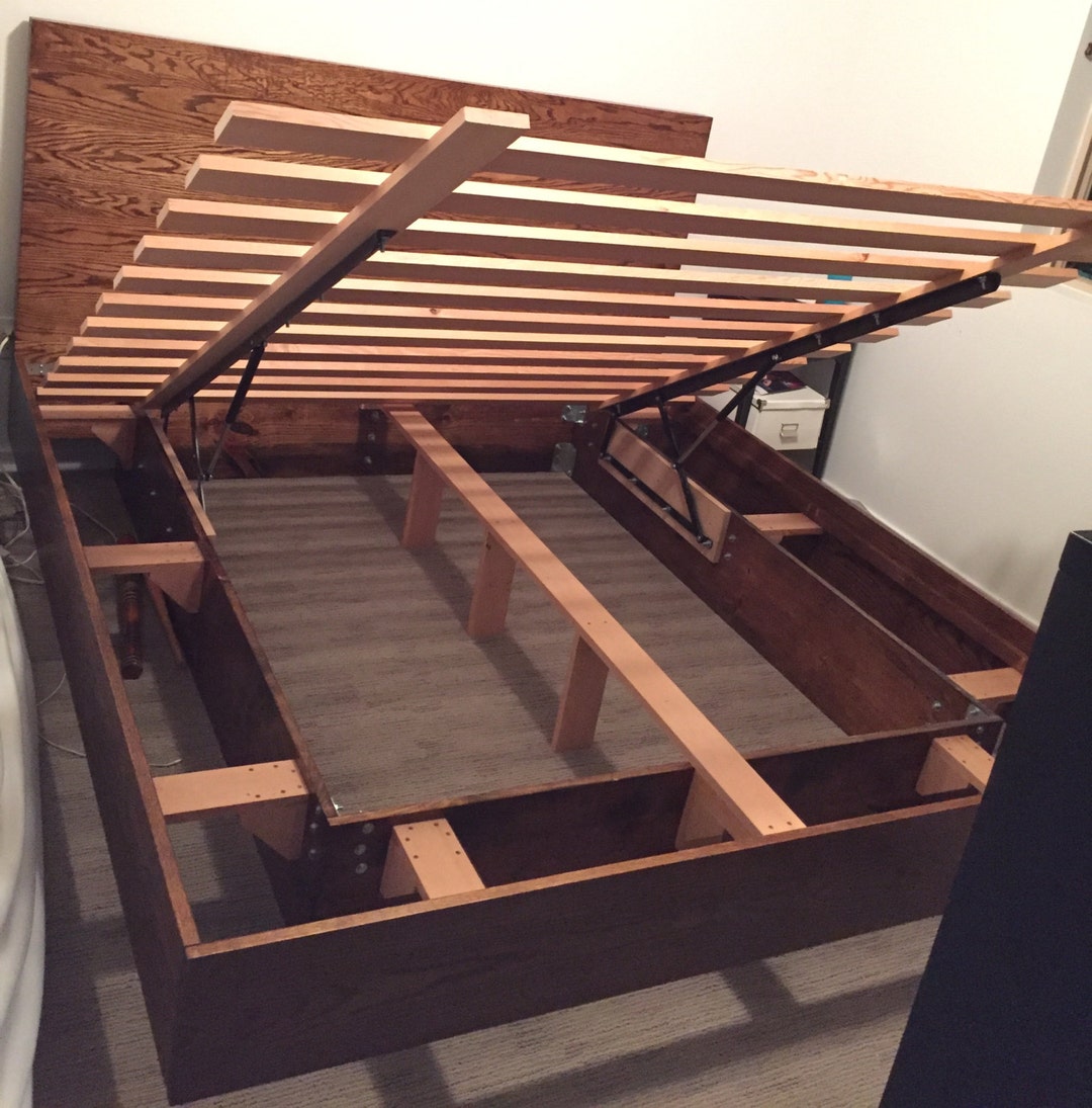 Storage Bed Frame - Etsy