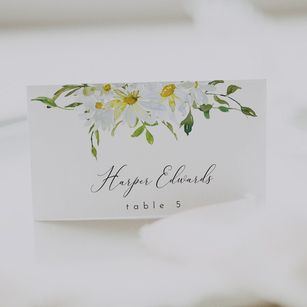 Floral Place Cards - Etsy