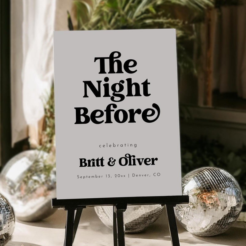 Rehearsal Dinner Sign - Etsy