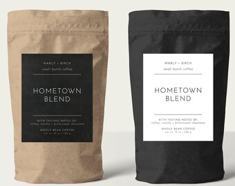 Coffee Corner Printable Labels Hot Drinks Ready to Print - Etsy