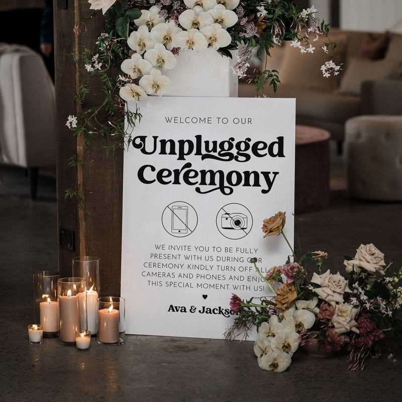 Ceremony Sign - Etsy