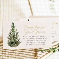 Christmas Food Tent Labels for Christmas Dinner Party. Instant Download ...