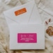 Colorful Address Label Template, Recipient Address Label Template ...