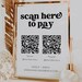 QR Code Editable Template, Printable QR Code Sign Template, QR Code ...